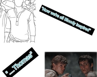 Maze Runner Sticker Pack. Stickers. Newt, Newtmas, Chuck, Frypan, Minho ...