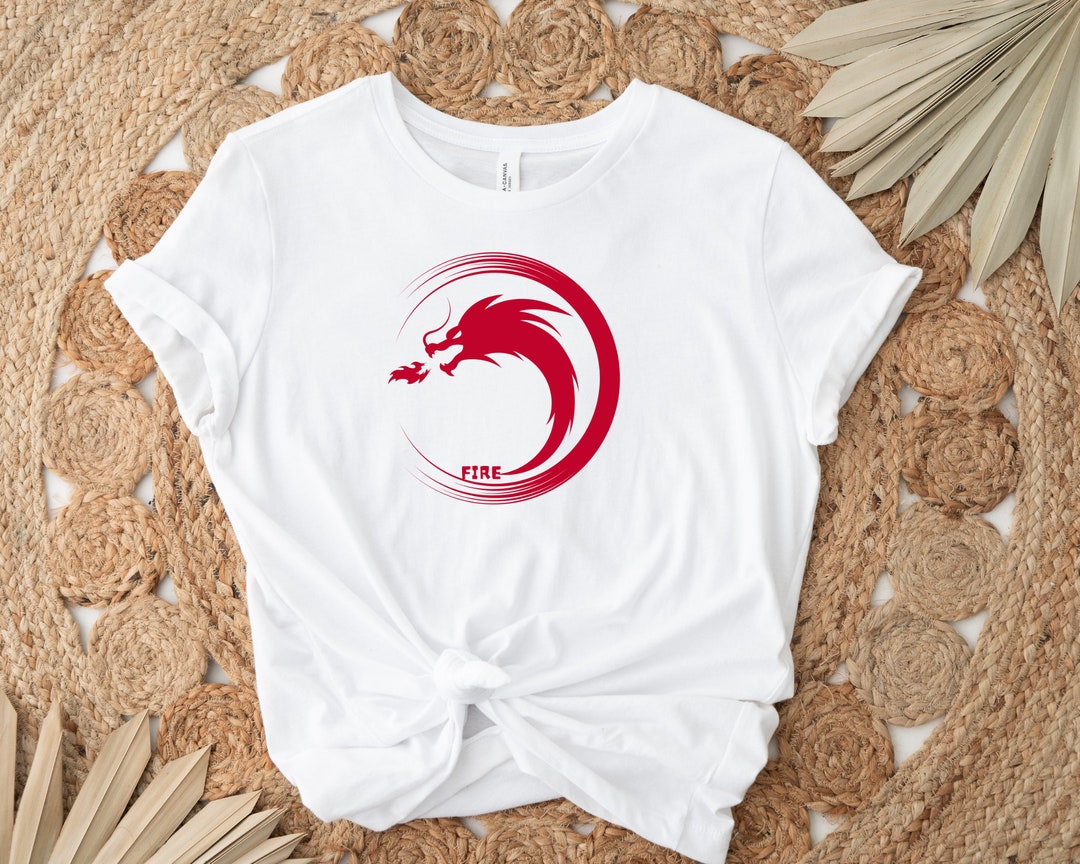 Red Dragon Shirt, Dragon Shirt, Fire Dragon Shirt, Sport Shirt, Unisex ...