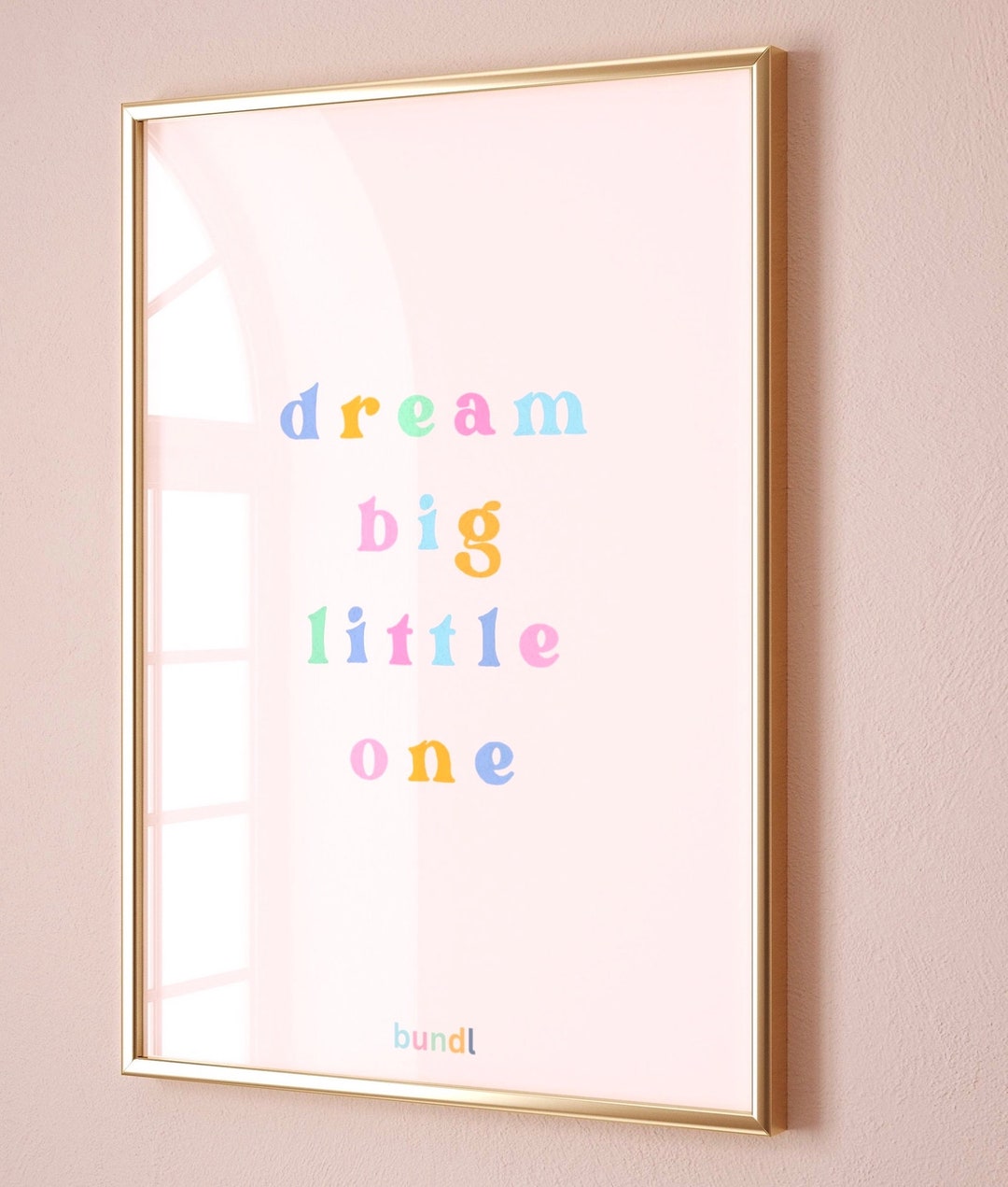 Dream Big Little One Nursery Print | Gift for Newborn | Nursery Wall ...