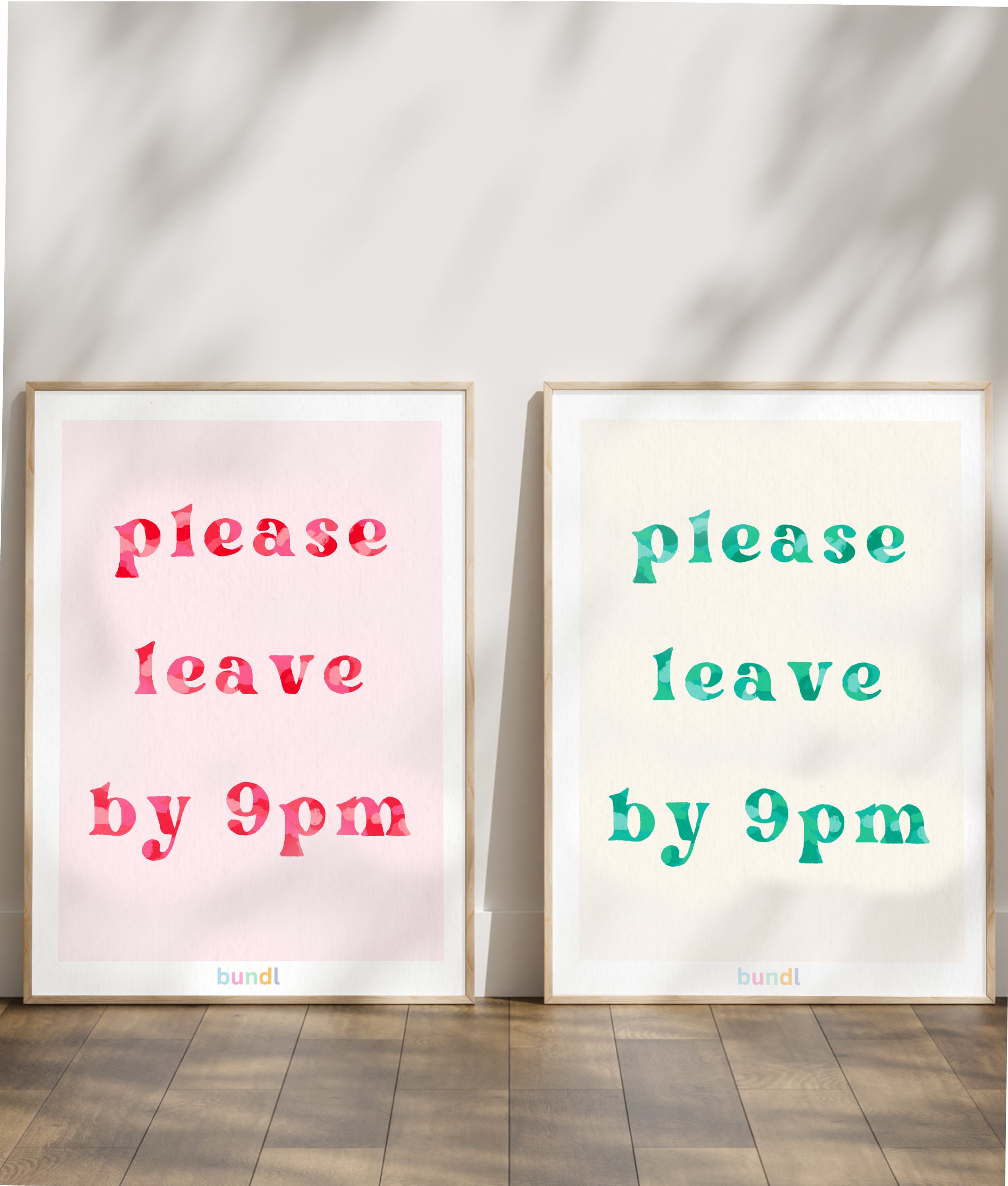 Please Leave by 9 Print Funny Wall Art Green Wall Art Funny Wall Art ...