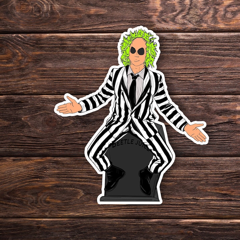 Beetlejuice Sticker - Etsy