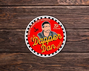 O Brother Where Art Thou “dapper Dan Can” Vinyl Sticker - Etsy