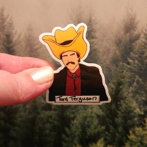 Turd Ferguson Sticker OR Magnet- Celebrity Jeopard - SNL Classic - Burt ...