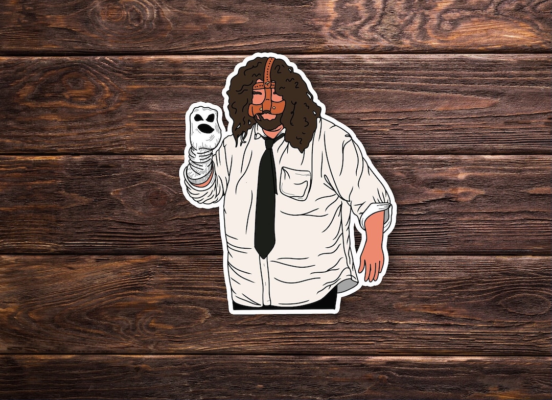 Mankind Sticker or Magnet - WCW - WWF - WWE - Nostalgia - 90s Wrestling ...