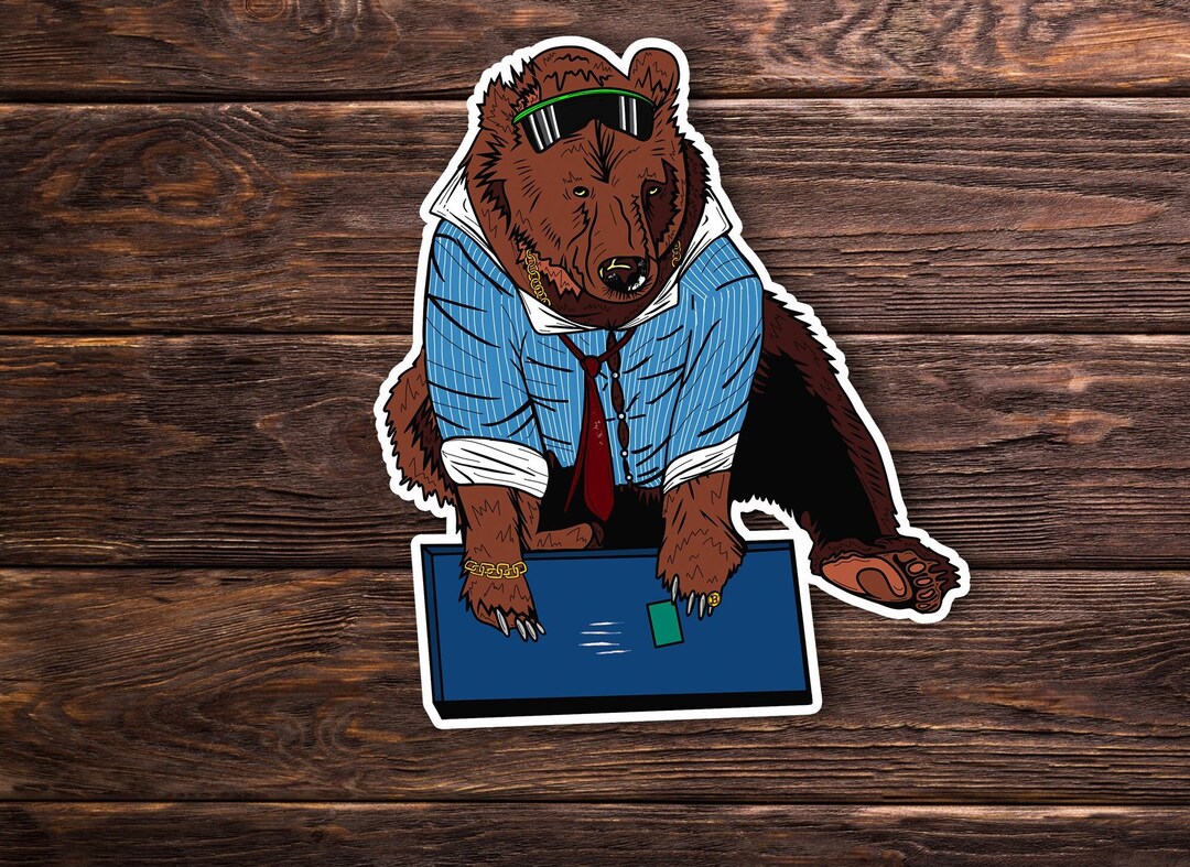 Cocaine Bear Sticker OR Magnet Party Animal NSFW Bear - Etsy