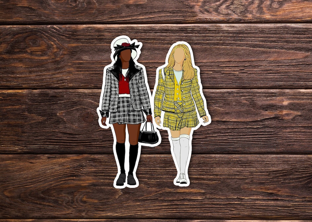 Clueless Sticker OR Magnet - Handmade - as If - Laptop Hydroflask Water ...