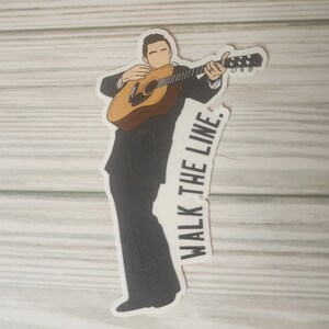 Johnny Cash Sticker OR Magnet - Country Music - Retro - Classic - Walk ...