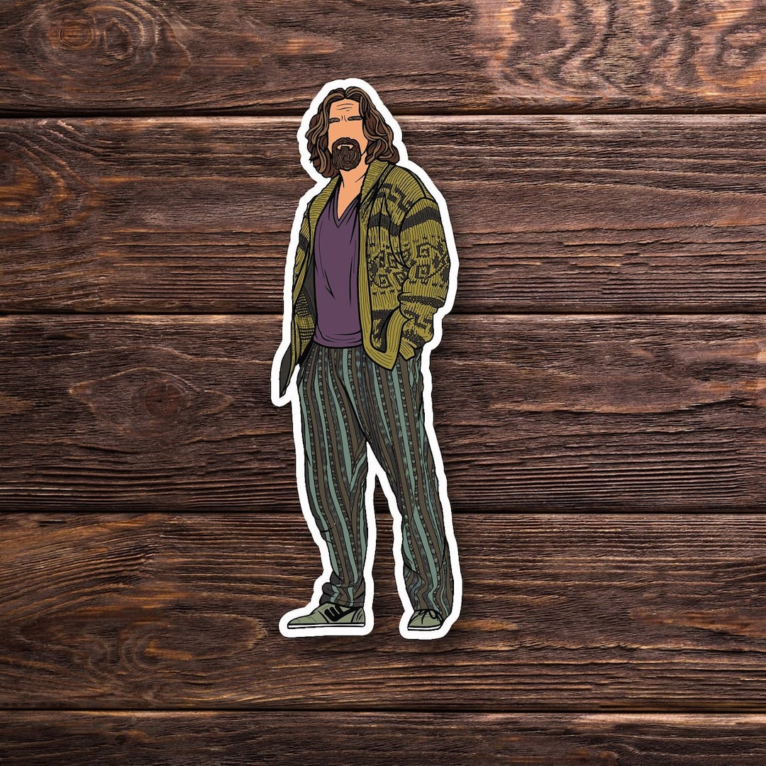 Big Lebowski Sticker OR Magnet- the Dude - Duder - El Duderino ...