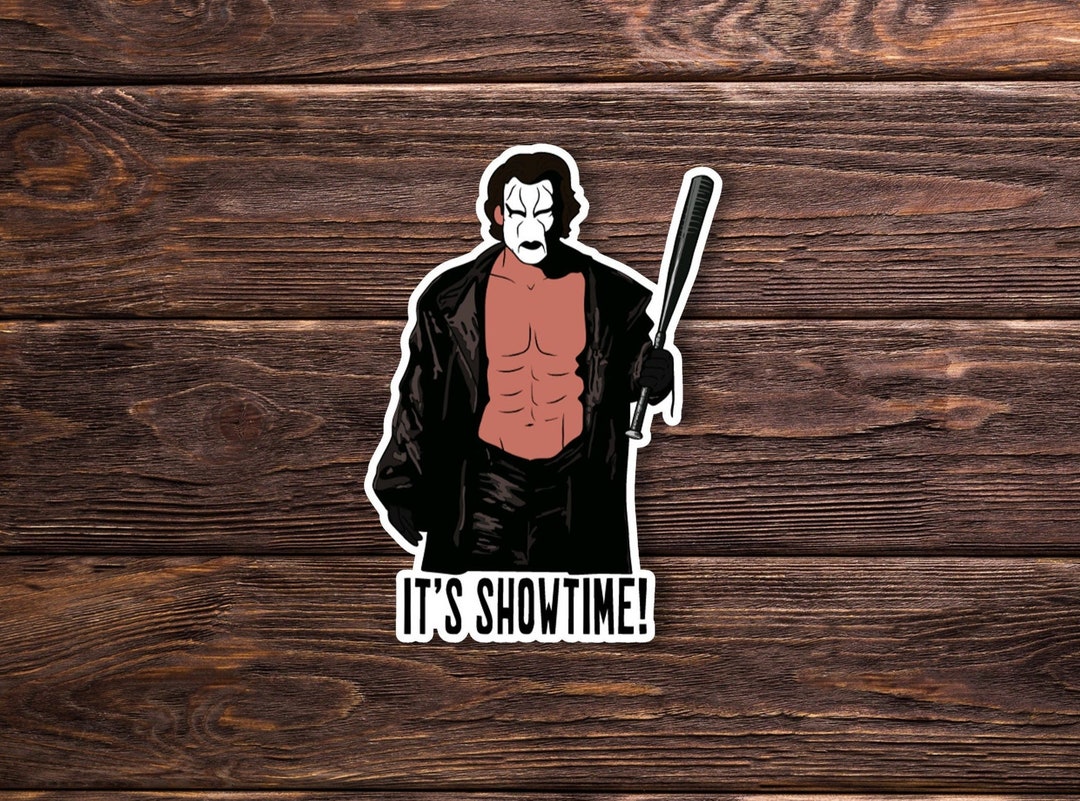 Sting Sticker or Magnet - It's Showtime - the Crow - WCW - WWF - WWE ...