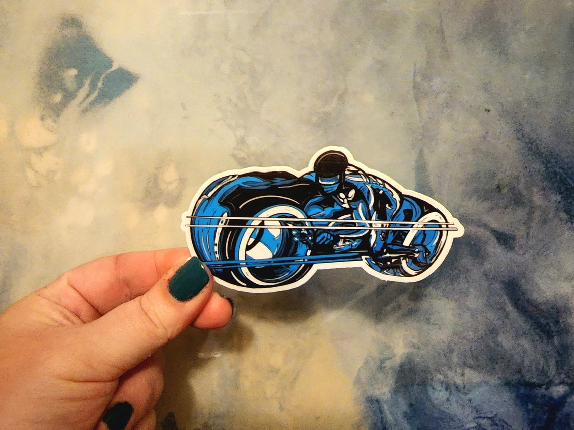 Tron Sticker or Magnet - Scifi - Laptop Hydroflask Water Bottle Decal ...