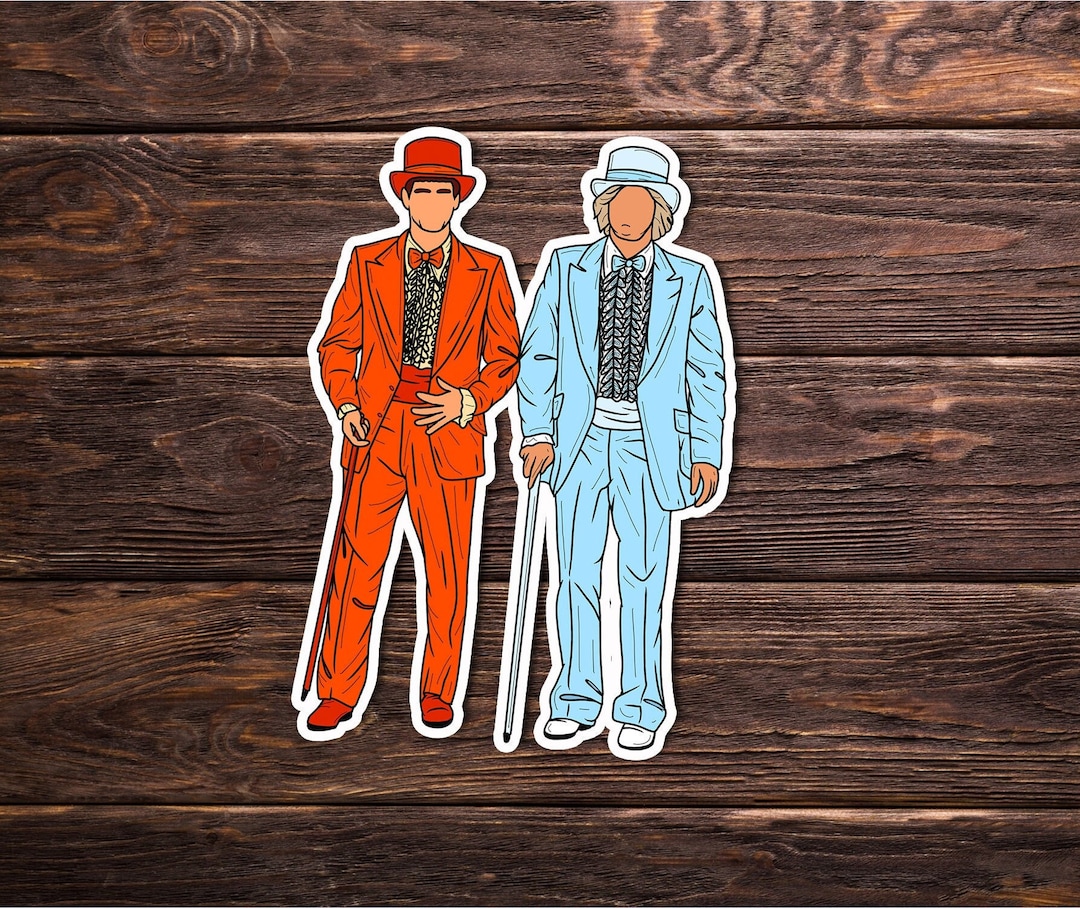 Dumb and Dumber Sticker OR Magnet - Jim Carrey - Tuxedo - Comedy ...