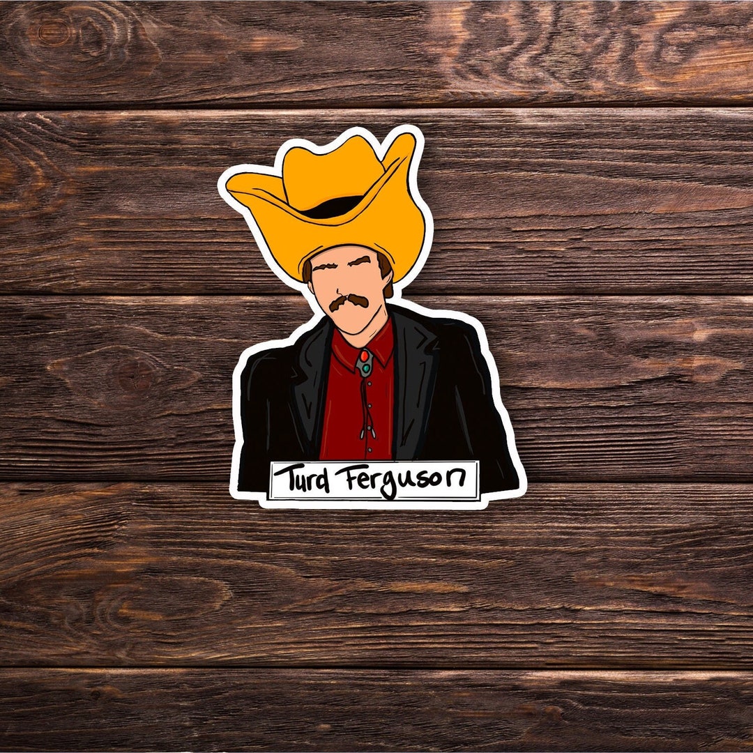 Turd Ferguson Sticker OR Magnet- Celebrity Jeopard - SNL Classic - Burt ...