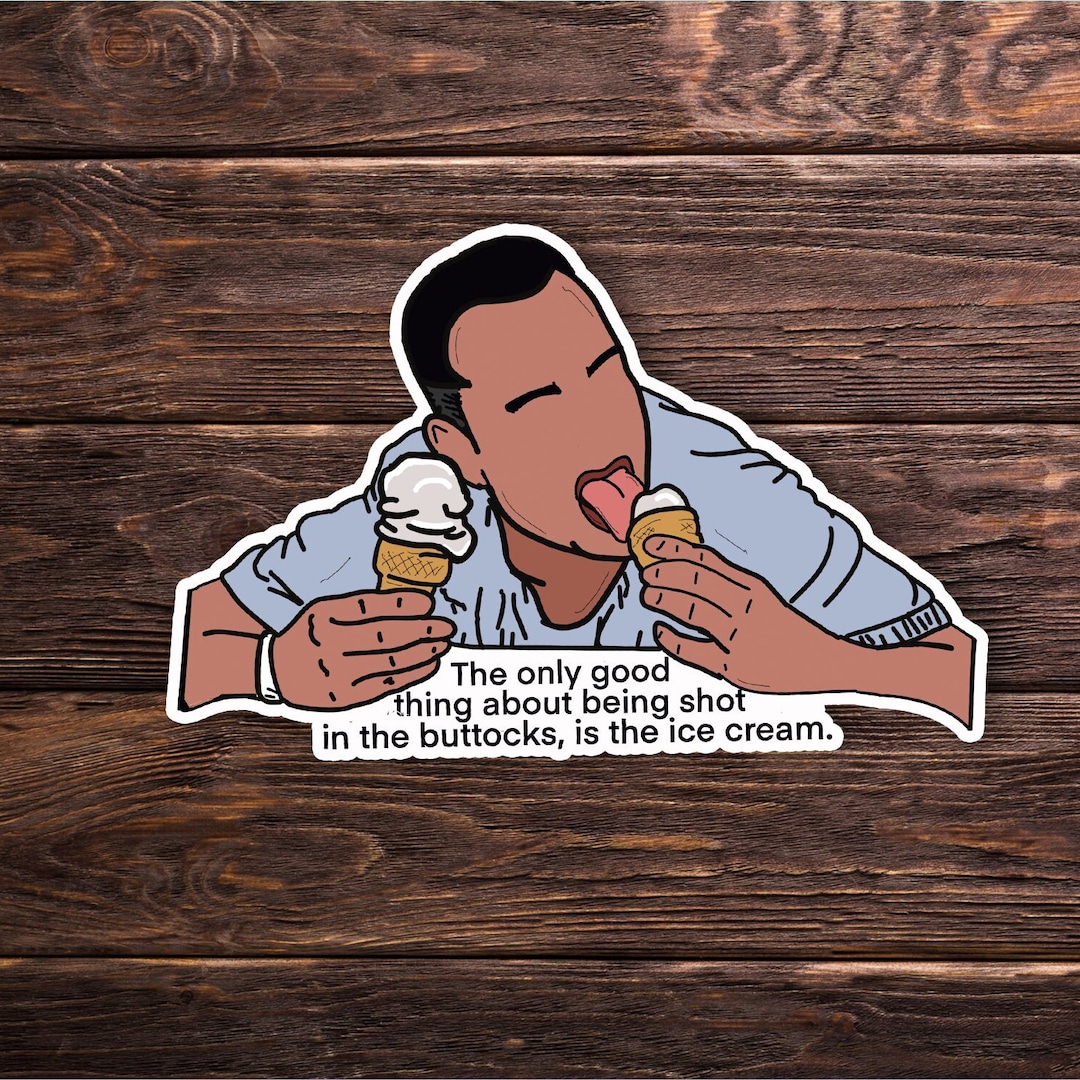 Forrest Gump Sticker OR Magnet - Ice Cream - Tom Hanks - Classic Movie ...
