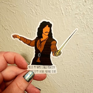 Princess Bride Sticker or Magnet - Inigo Montoya - Classic Movie ...
