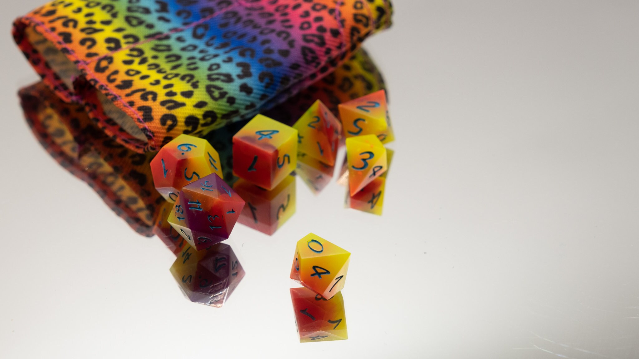 Chultan Punch 7 Piece Dice Set - Etsy