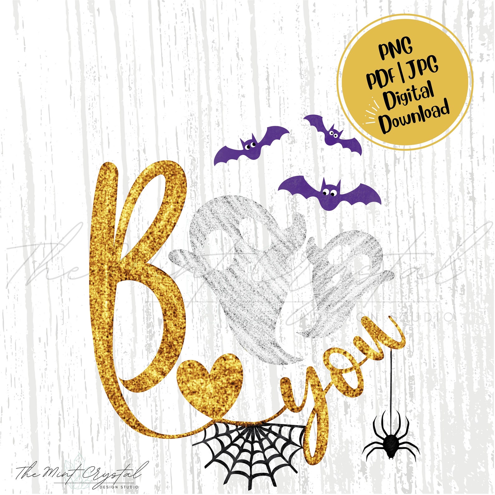 Boo You PNG, Cricut, PNG, Silhouette, Sublimation, 300dpi, High ...