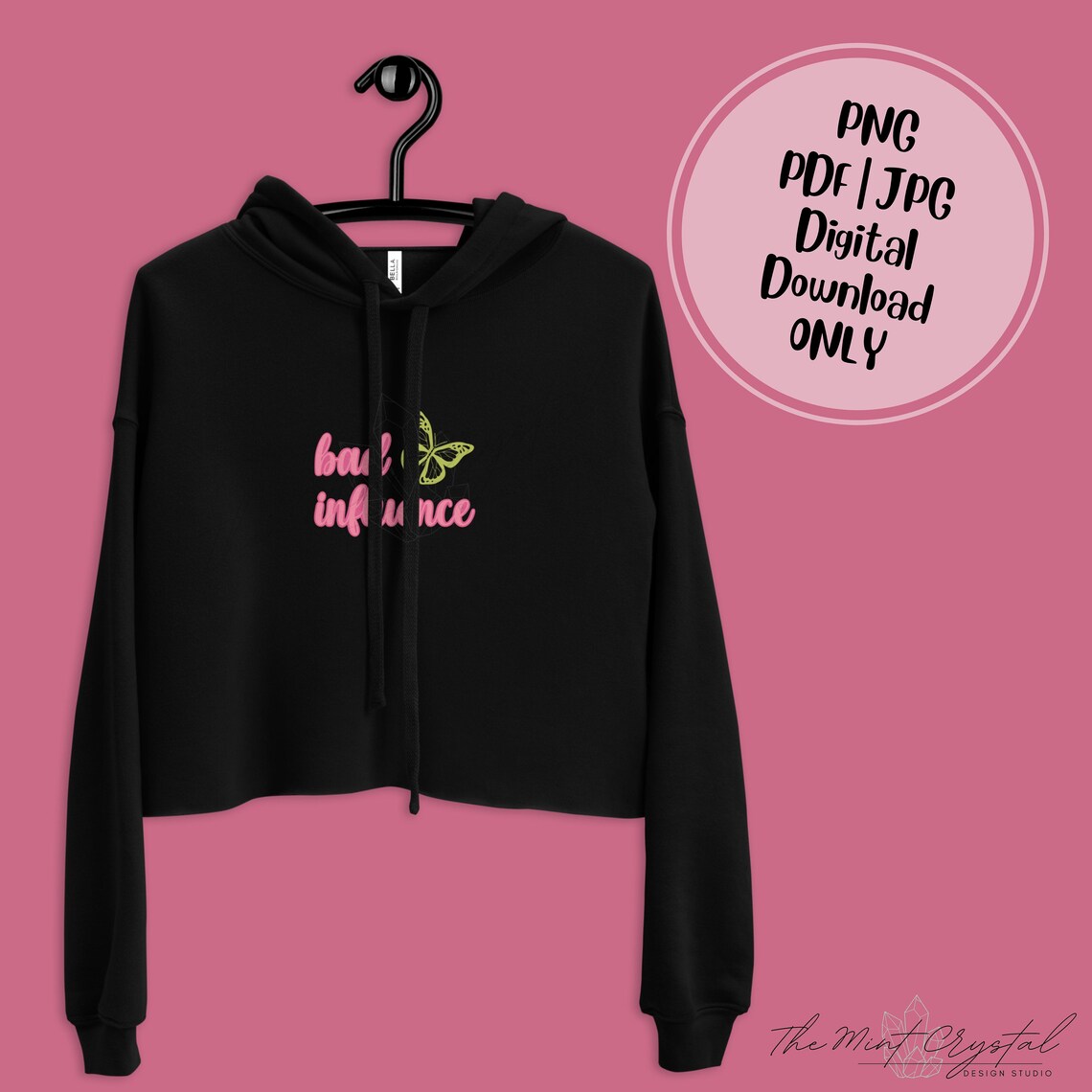 Bad Influence PNG, Cricut File, Bad Influence, PNG File, Silhouette ...