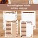 Coffee Theme Weekly Meal Planner: Printable Template (digital Download ...