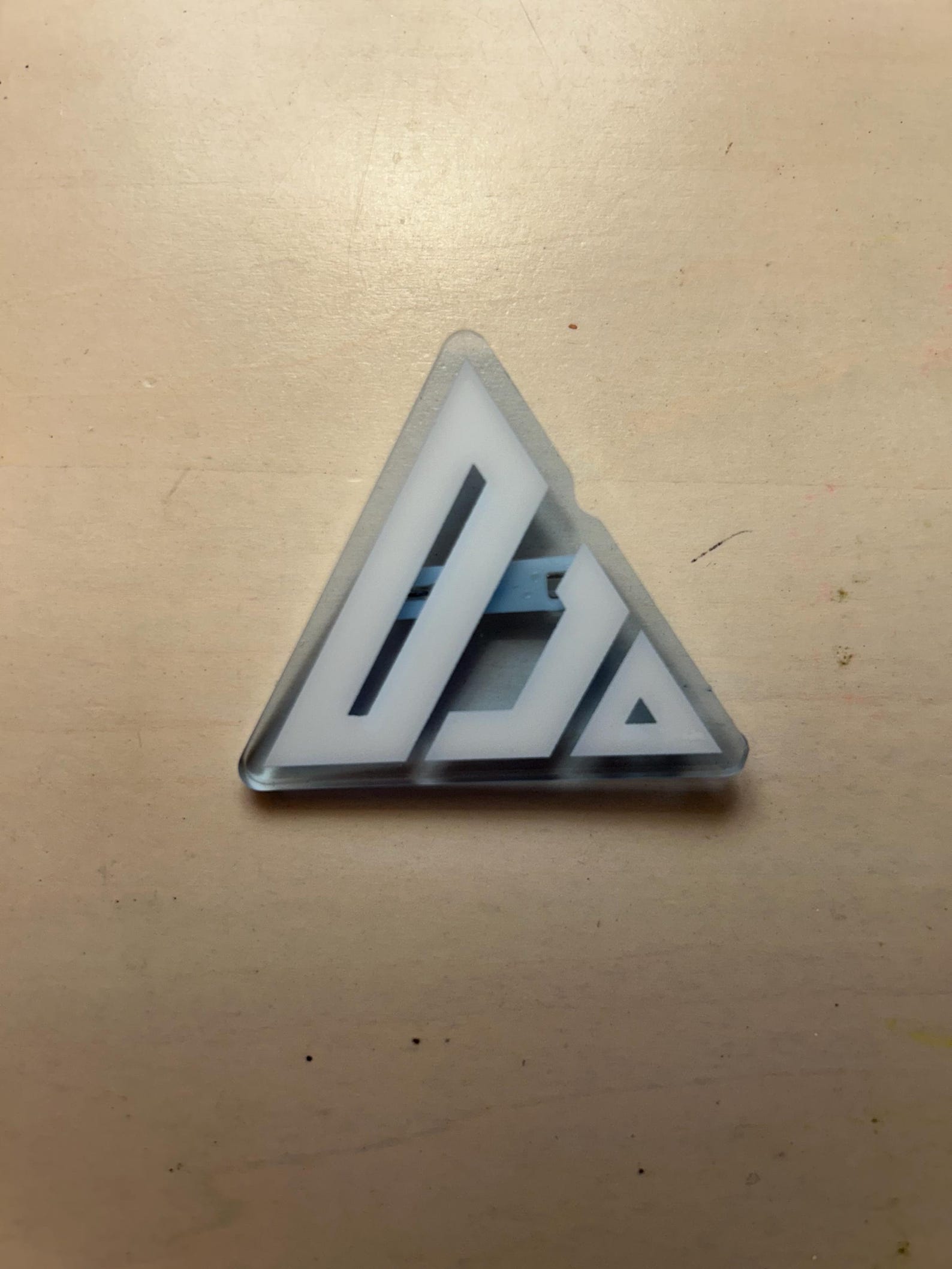 Djo Decide See Through Blue Pin - Etsy