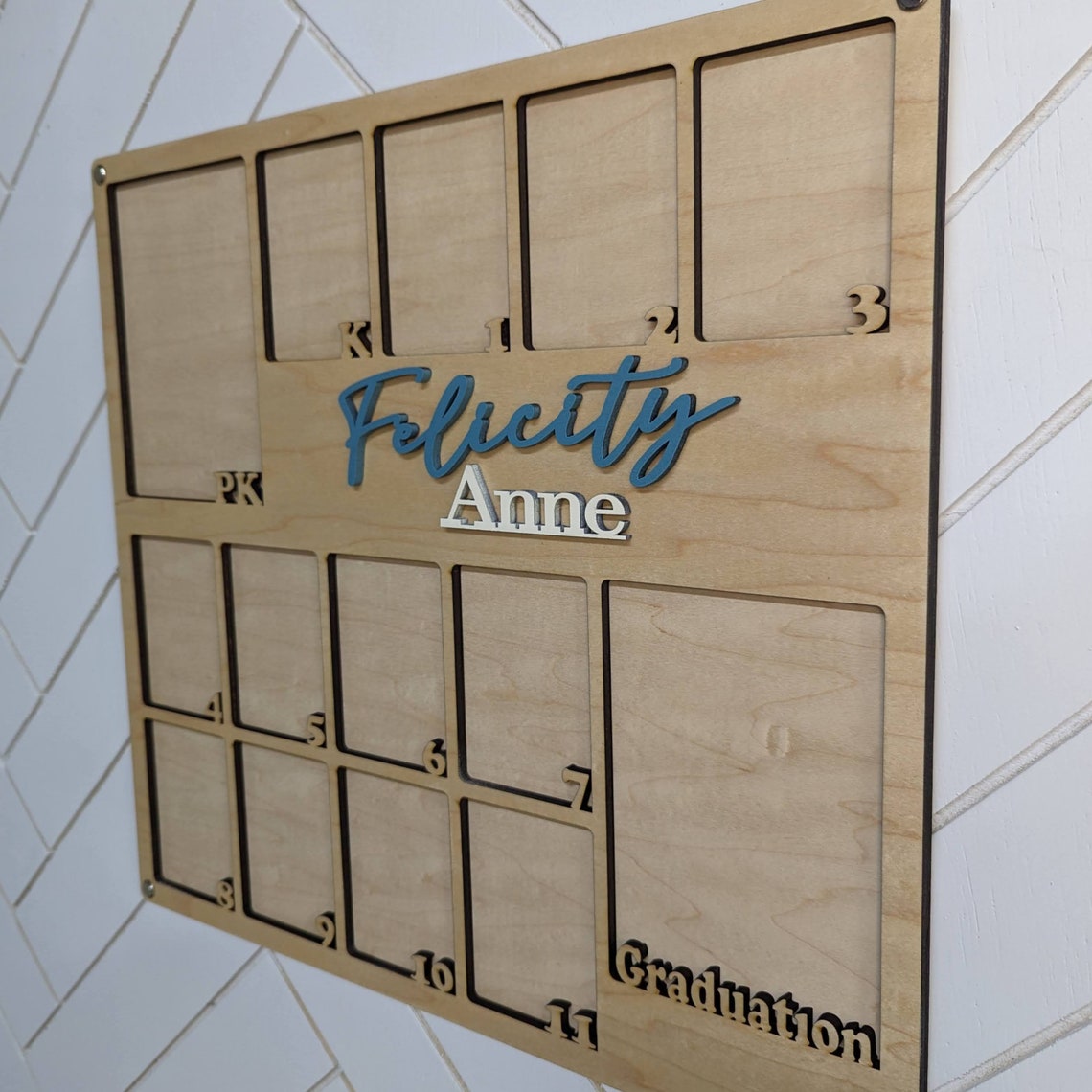 School Photo Frame , Pre-k Through Senior Year , Graduation , Growing ...