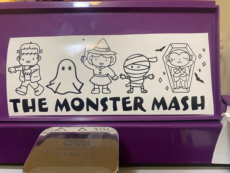 The Monster Mash Permanent Vinyl Decal - Etsy
