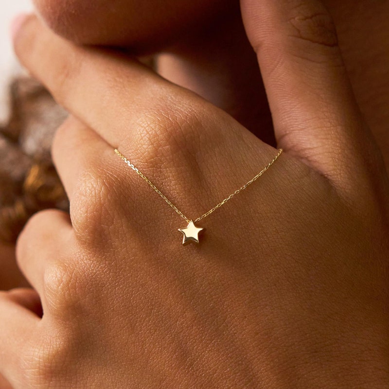 Dainty Gold Necklace - Etsy