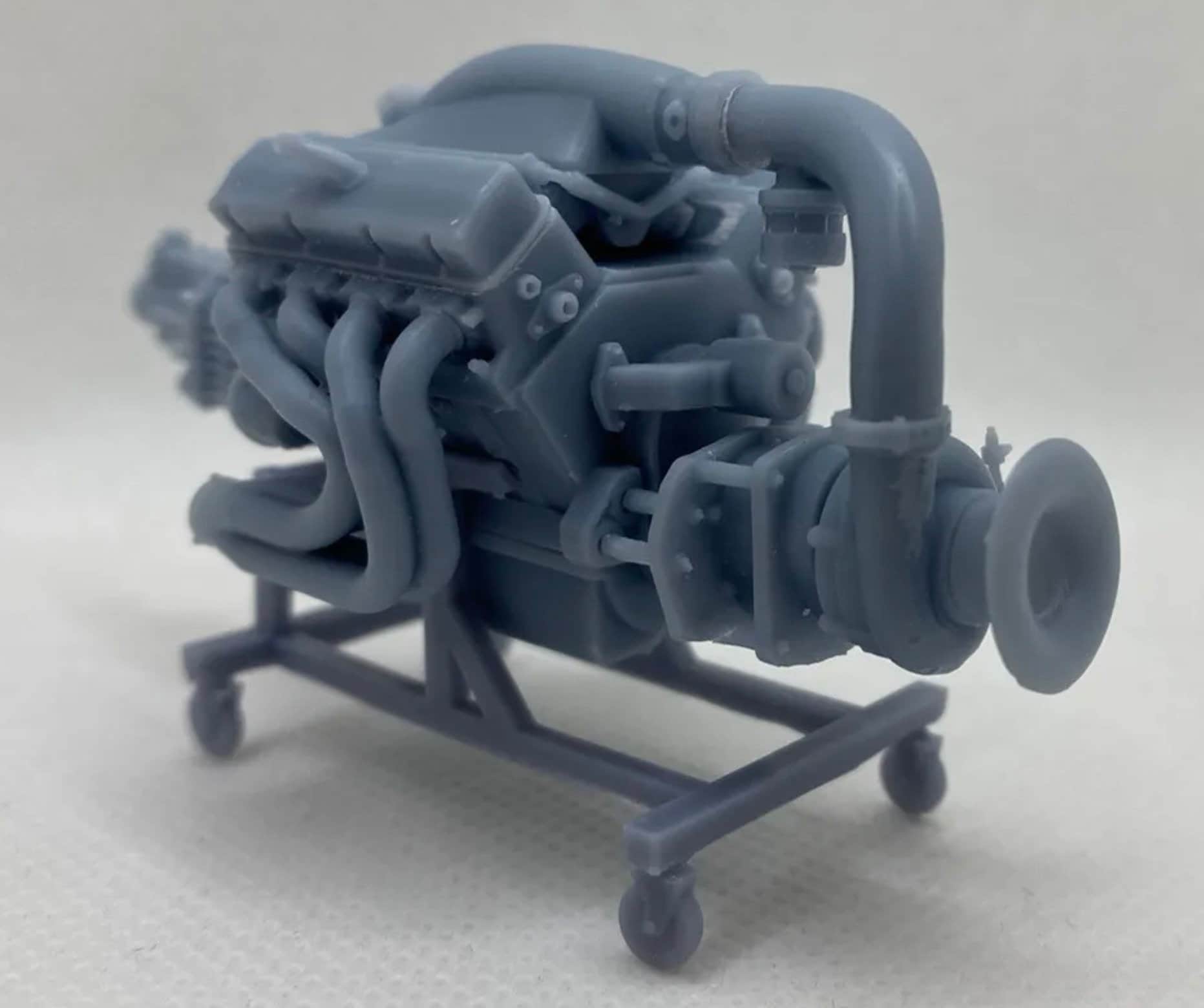 1/24 Scale Procharged BBC Engine Model Kit Unassembled - Etsy