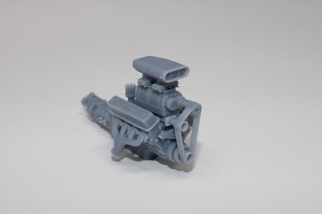 1/24 Scale 454 BBC Supercharged Engine Model Kit 15 Pc. - Etsy