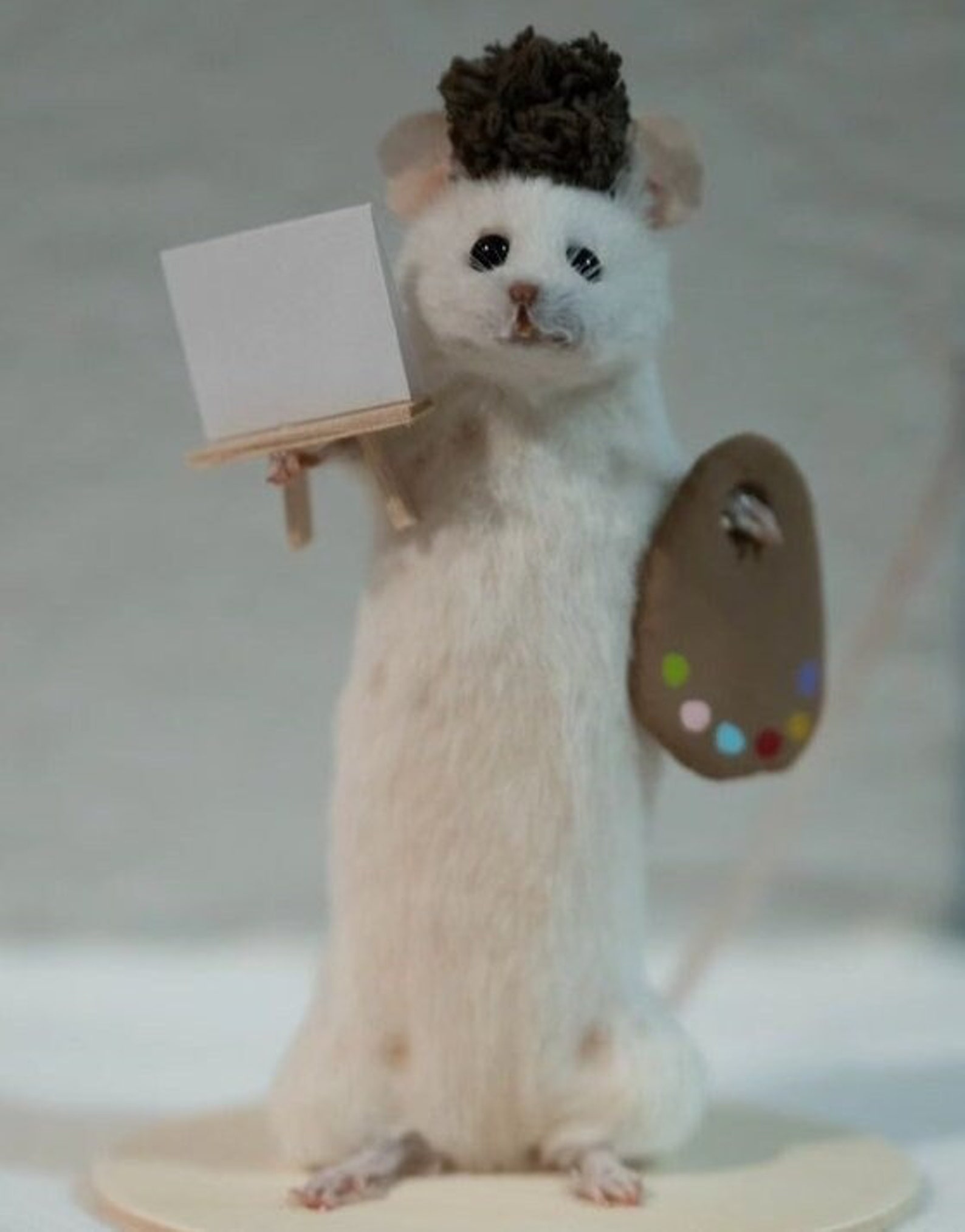 Taxidermy Mouse Bob Ross! Odditys / Curiosity - Etsy