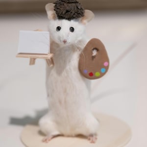 Taxidermy Mouse Bob Ross! Odditys / Curiosity - Etsy