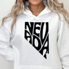 Nevada Hoodie, State Design Adult Unisex Nevada Sweatshirt ...