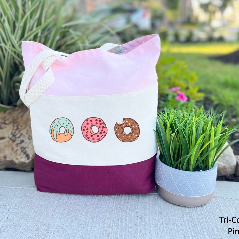 Donut Tote Bag - Etsy