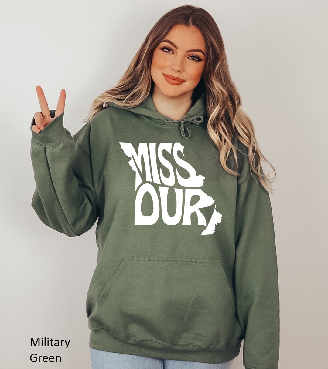 Missouri Map Hoodie, Missouri Sweatshirt, Home State Hoodie, Missouri ...