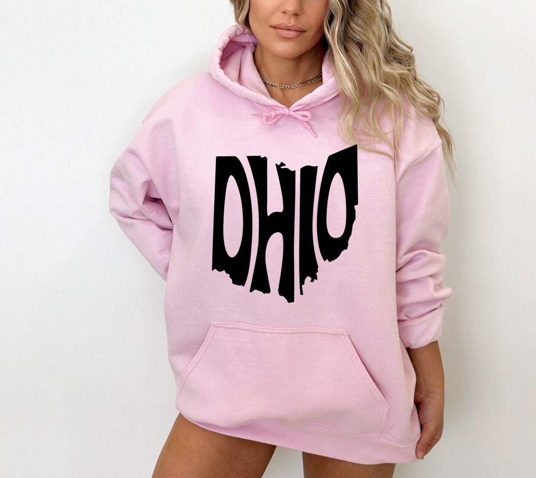 Ohio State Hoodie, Ohio Map Sweatshirt, Ohio Apparel, Ohio Travel Trip ...