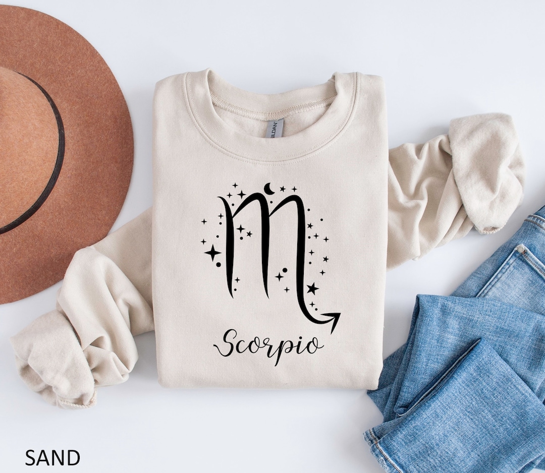 Scorpio Sweatshirt, Scorpio Star Sign, Scorpio Zodiac Hoodie, Zodiac ...