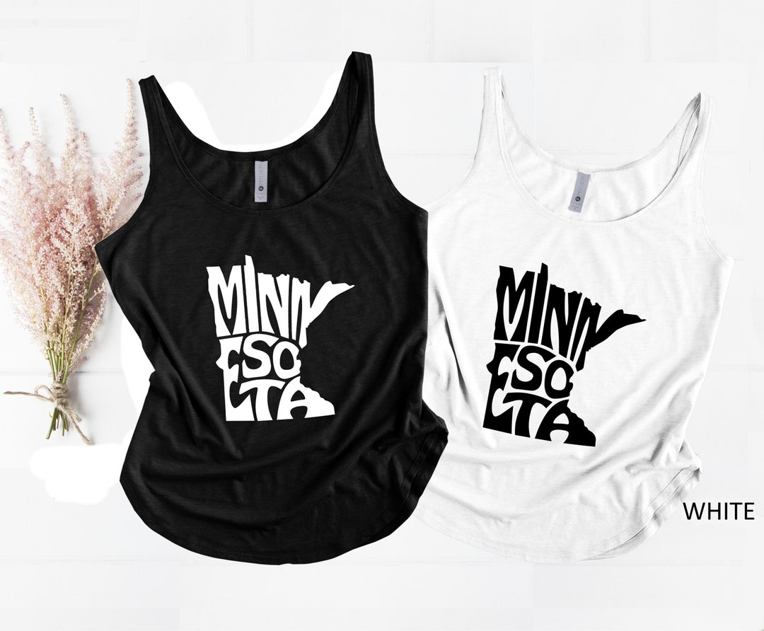 Minnesota Map Tank Top Minnesota State Shirt, Minnesota Tank Top ...