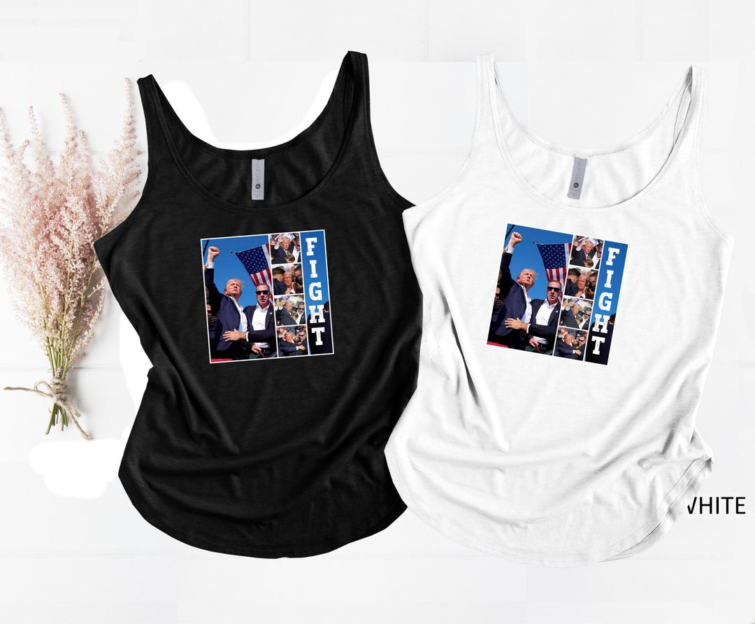 Trump Fight Tank Top, Trump Lover Shirt, Trump Fist Tank Top, Trump ...