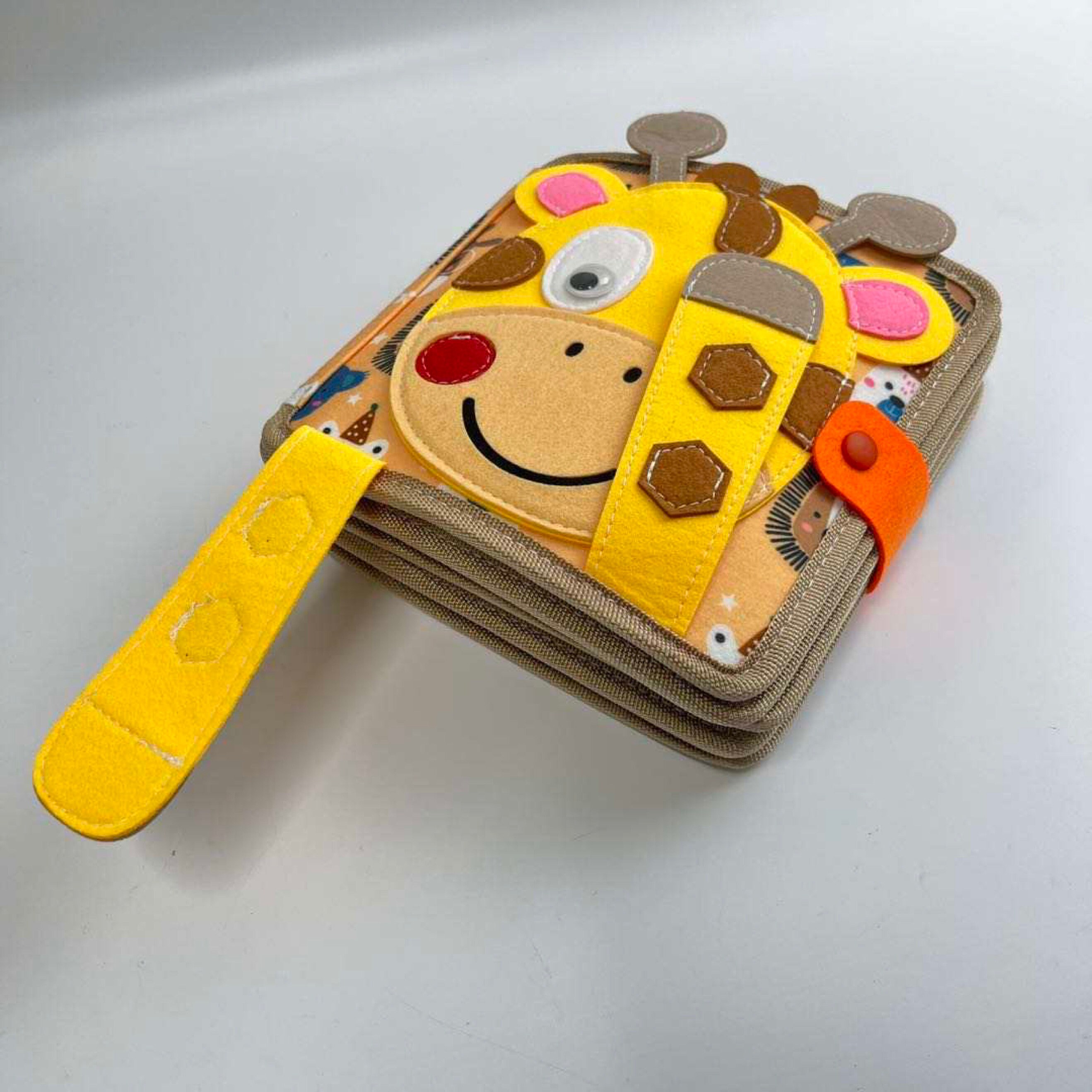 Busy Book Quiet Book Toddler Quiet Book Giraffe Felt Busy - Etsy UK