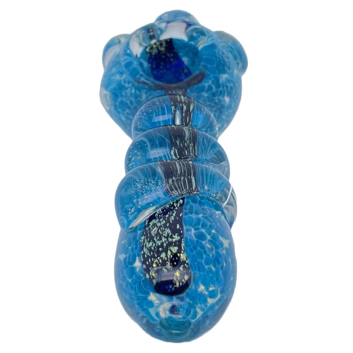 5" Dichro Glass Spoon Pipe, Fancy Glass Pipe With Dichro Swirls, Glass ...