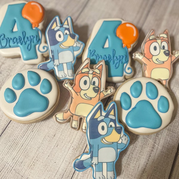 Bluey Cookies - Etsy