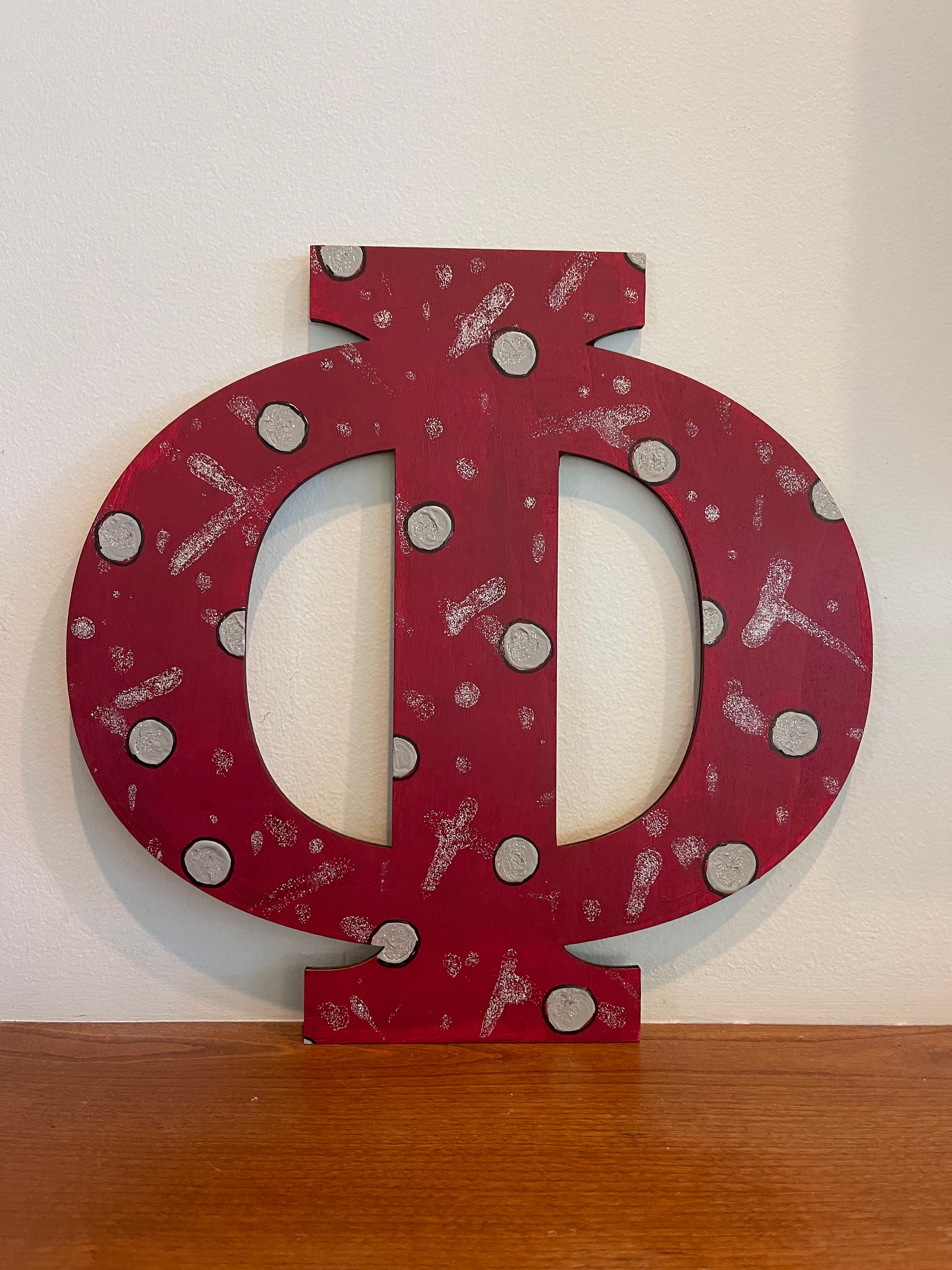 Painted Wood Greek Letters - Etsy