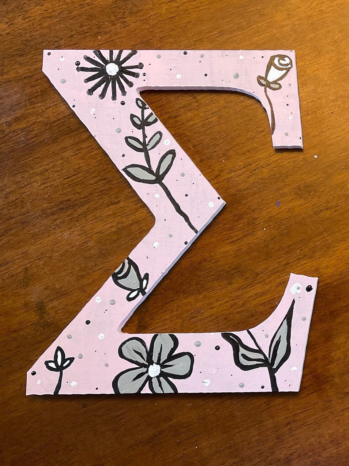 Painted Wood Greek Letters - Etsy