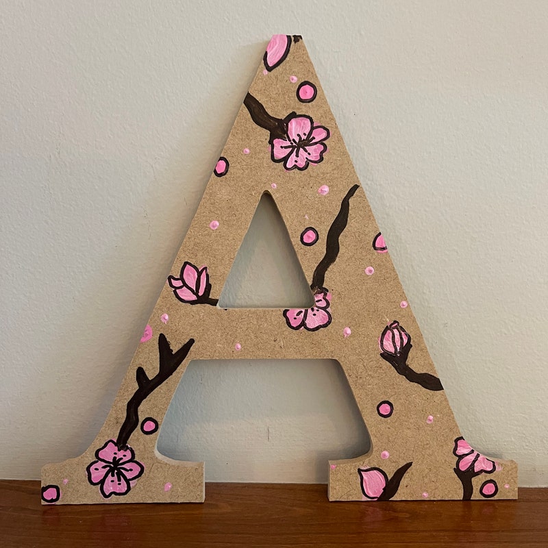 Painted Wood Letters - Etsy