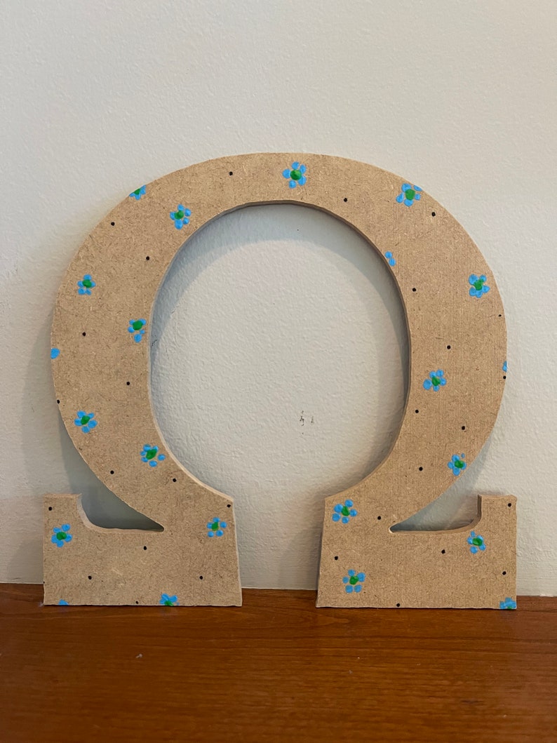 Painted Wood Greek Letters - Etsy