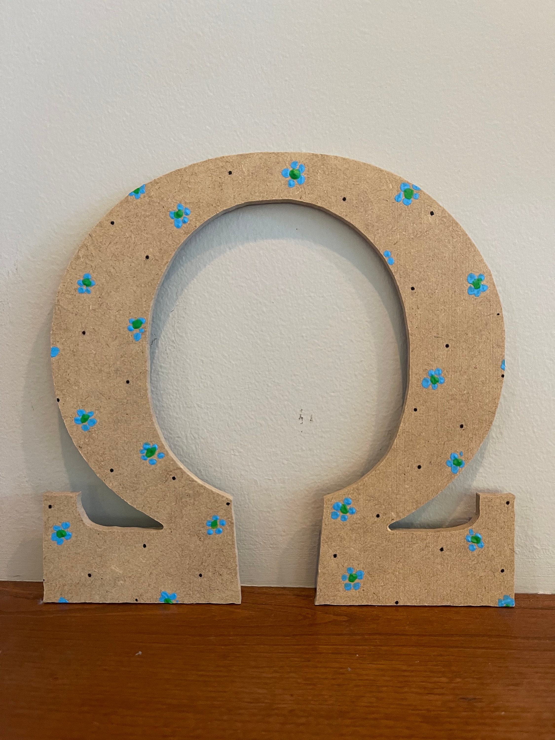 Painted Wood Greek Letters - Etsy