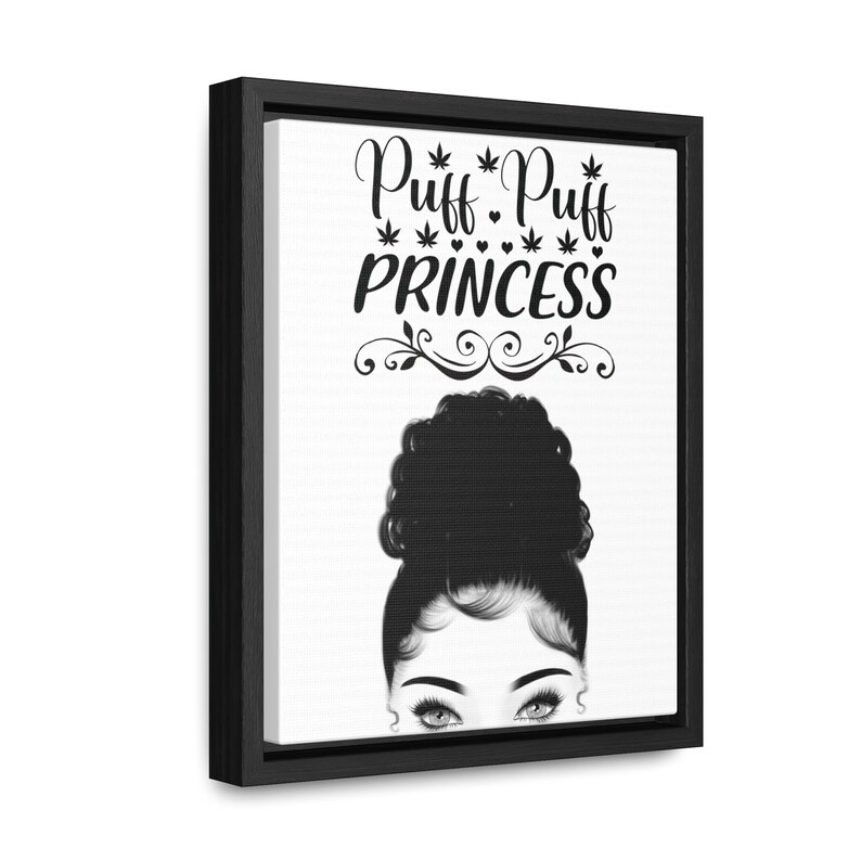 Puff Puff Princess, Stoner Home Decor, Weed Wall Art, Wall Decorations ...