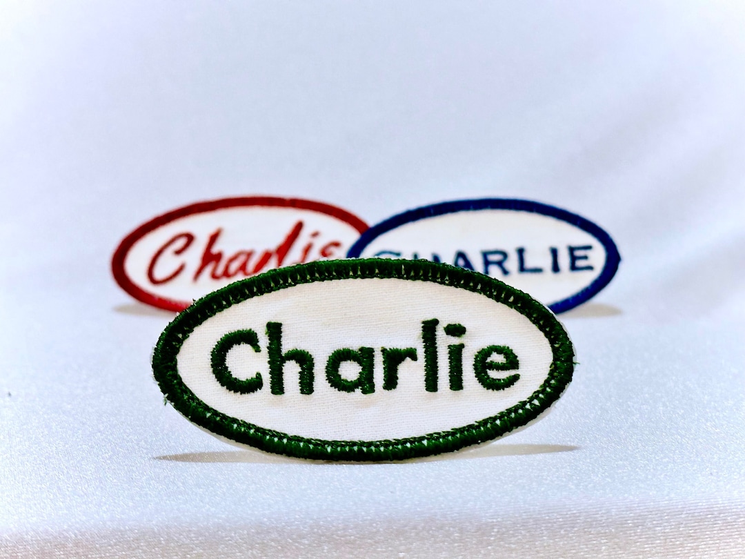 Custom Embroidered Iron-on Name Patch - Etsy