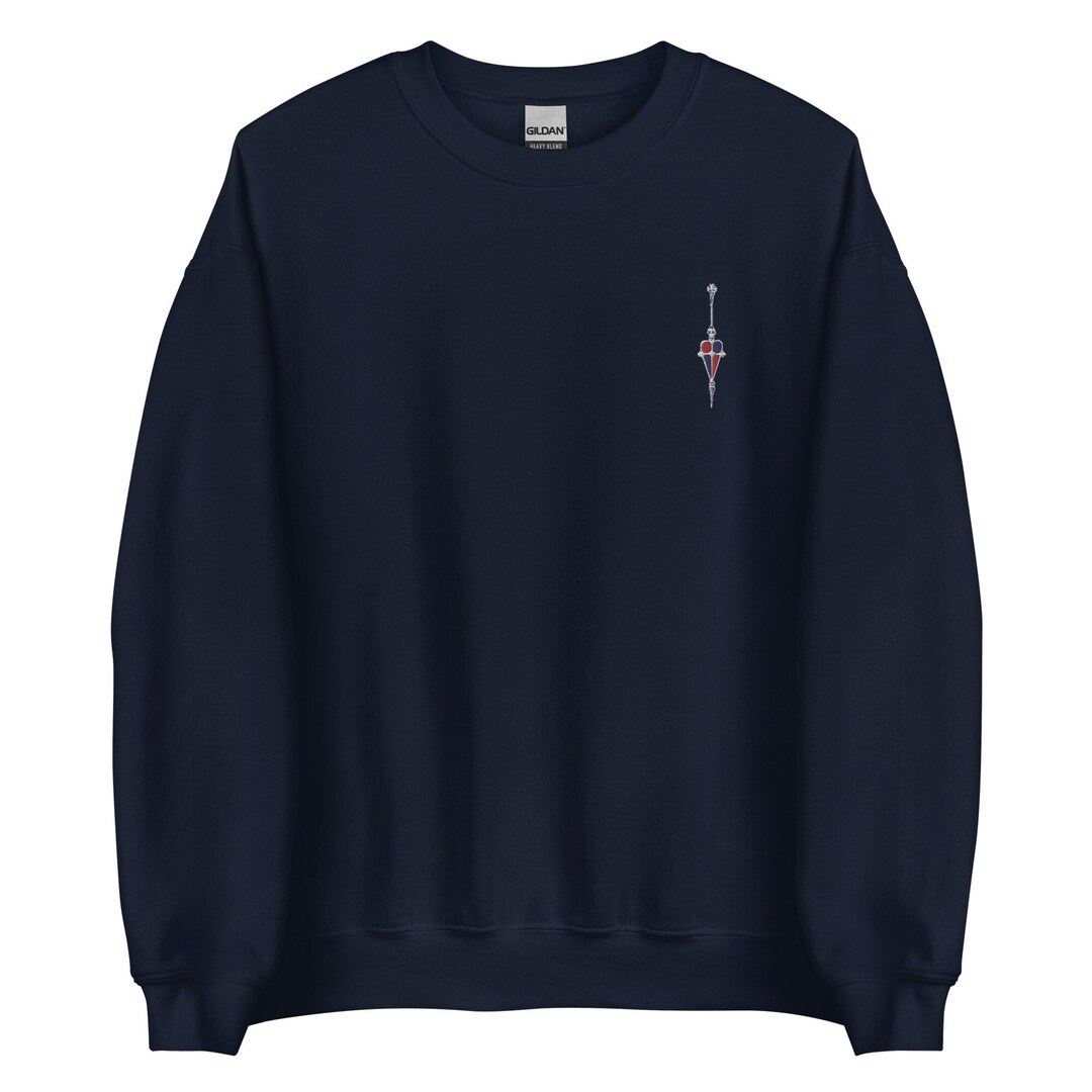 True Cross Academy Embroidered Sweater Sweatshirt Embroidered Okumuras ...
