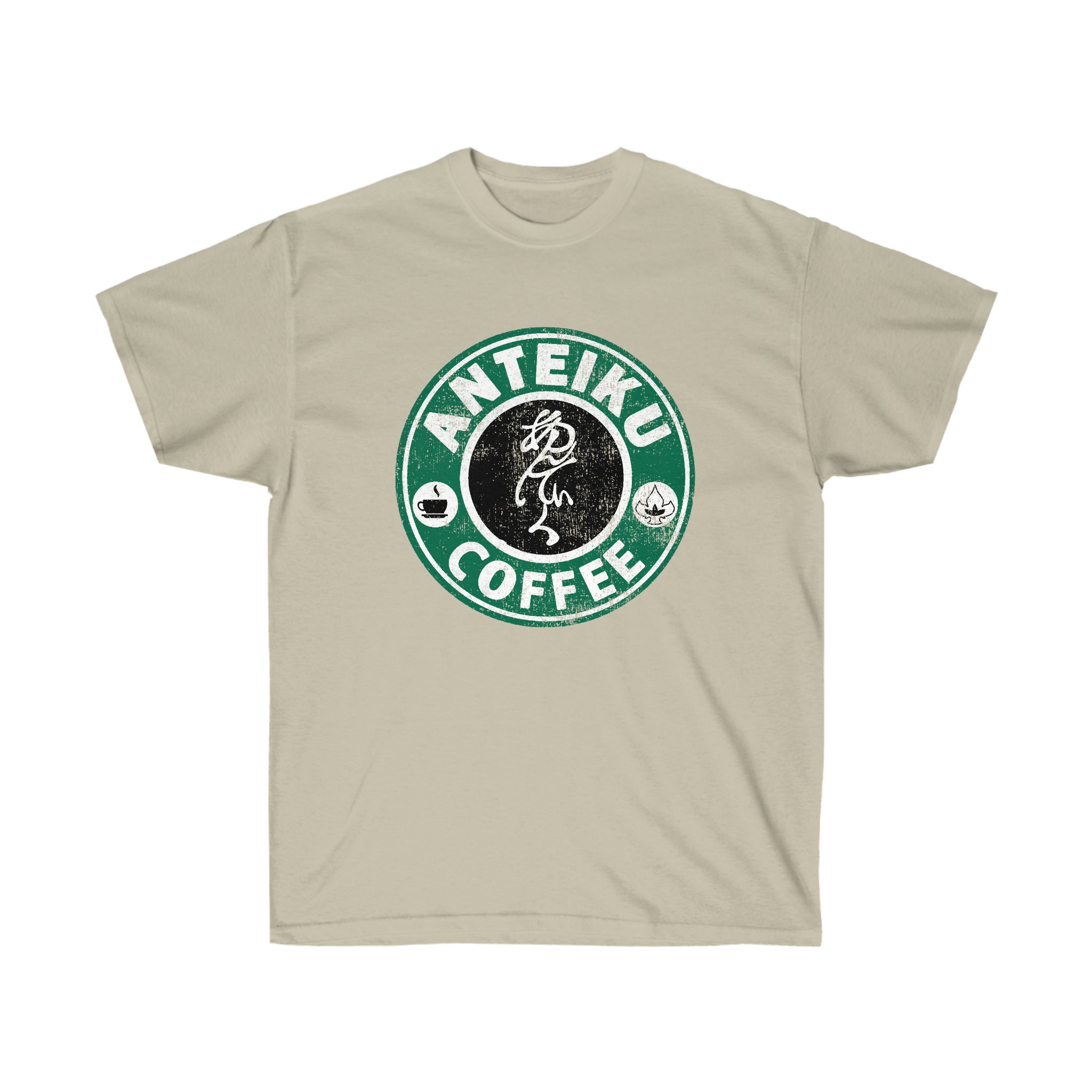 Anteiku Coffee Tokyo Goul Green Star T-shirt Anteiku Cafe - Etsy