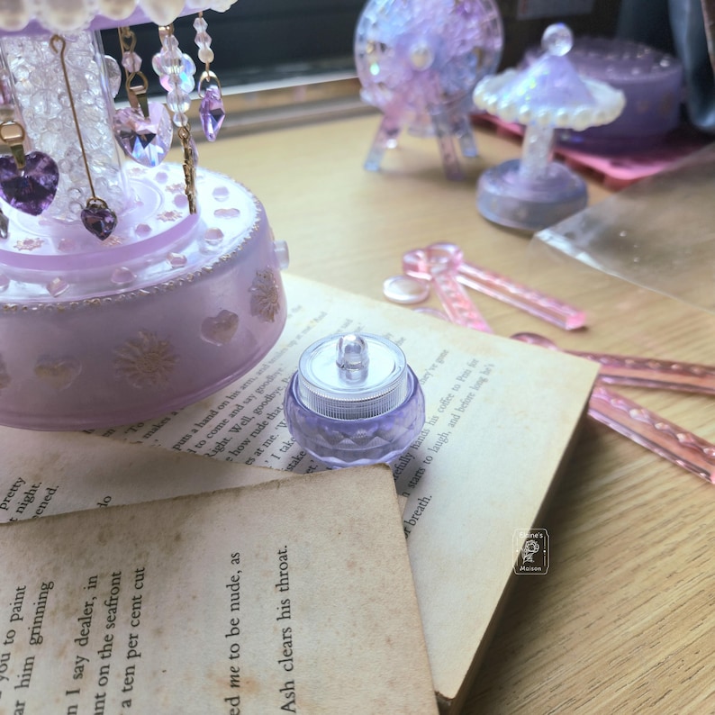 Rapunzel Carousel Music Box Lamp | Princess Night Light, Crystal ...